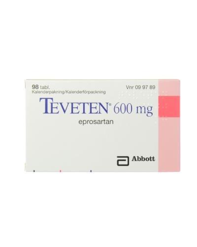 Teveten Tablett, filmdrasjert 600 mg 98 stk - Apotek 1