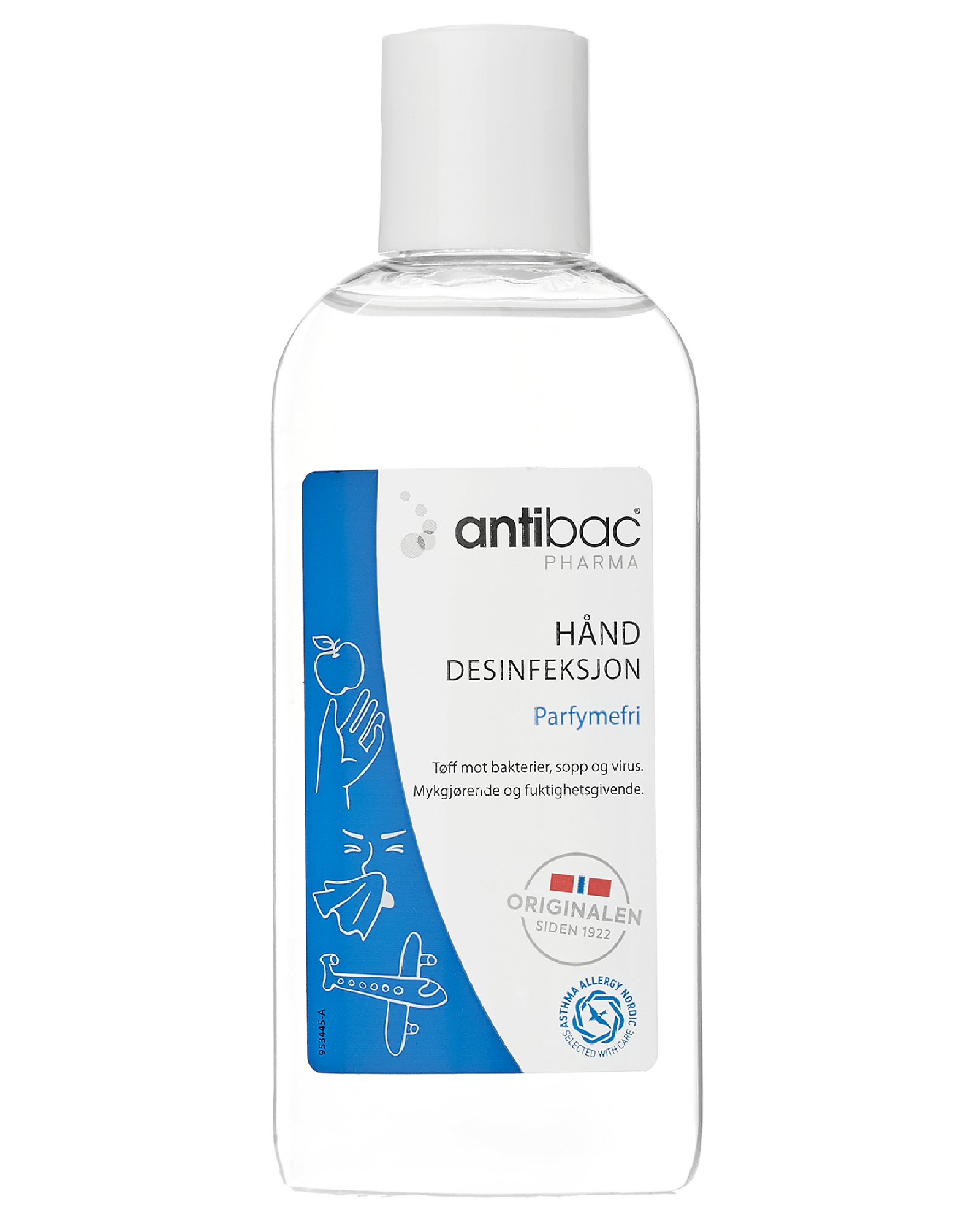 Antibac Pharma 85 % hånddesinfeksjon gel 150 ml - Apotek 1