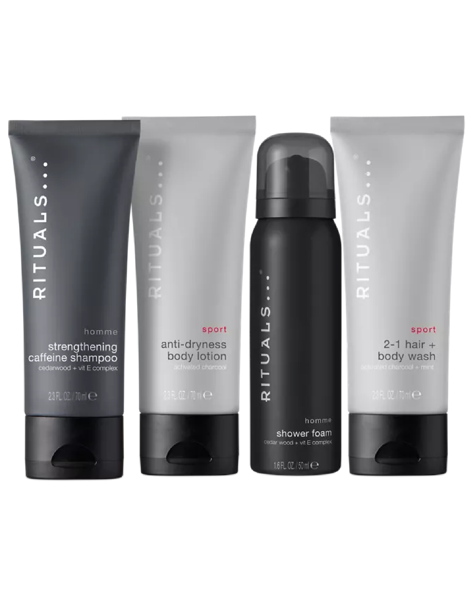 Rituals Homme gavesett til herre, Small 50+70+70+70 ml - Apotek 1