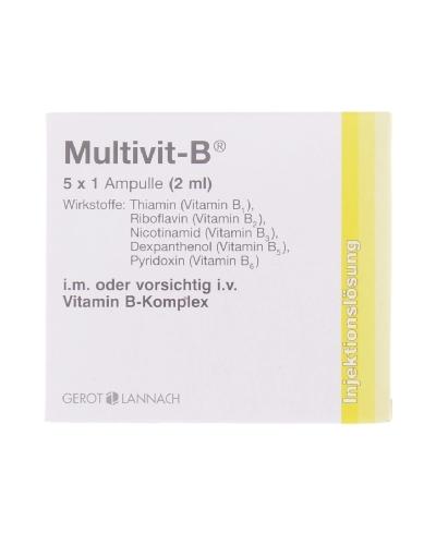 Multivit-B injeksjon 5x2 mlamp - Apotek 1