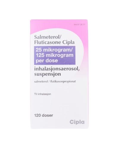 Salmeterol/Fluticasone Cipla Inhalasjonsaerosol, suspensjon 25/125 ...