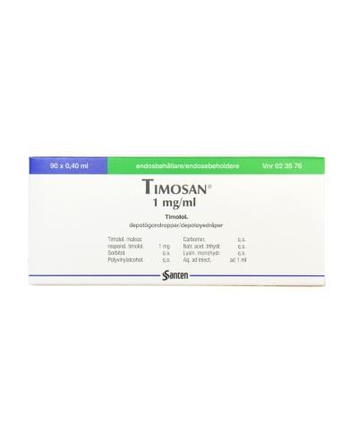 Timosan Depotøyedråper, oppløsning 1 mg/ml 90x0,4 g - Apotek 1