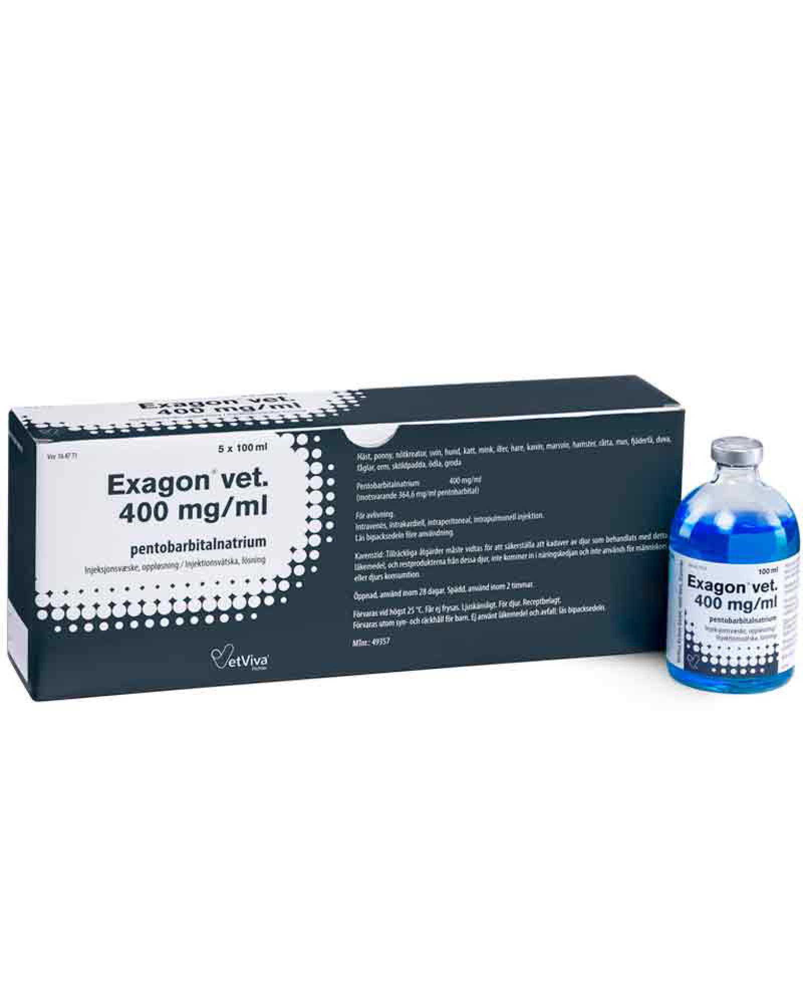 Exagon vet inj 400mg/ml - Apotek 1