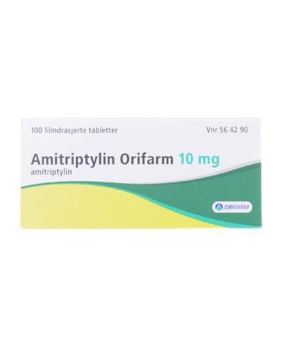 Amitriptylin Orifarm 10 mg tabletter 100 stk - Apotek 1