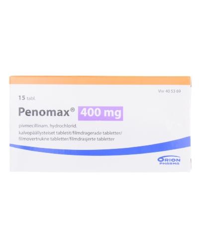 Penomax 400 mg filmdrasjerte tabletter 15 stk - Apotek 1