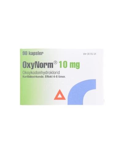 OxyNorm Kapsel, hard 10 mg 98 stk - Apotek 1