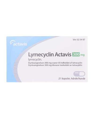 Lymecyclin Actavis Kapsel, hard 300 mg 21stk - Apotek 1