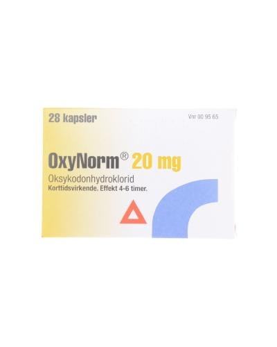 OxyNorm Kapsel, hard 20 mg 28 stk - Apotek 1
