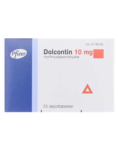 Dolcontin Depottablett 10 mg 25 stk - Apotek 1