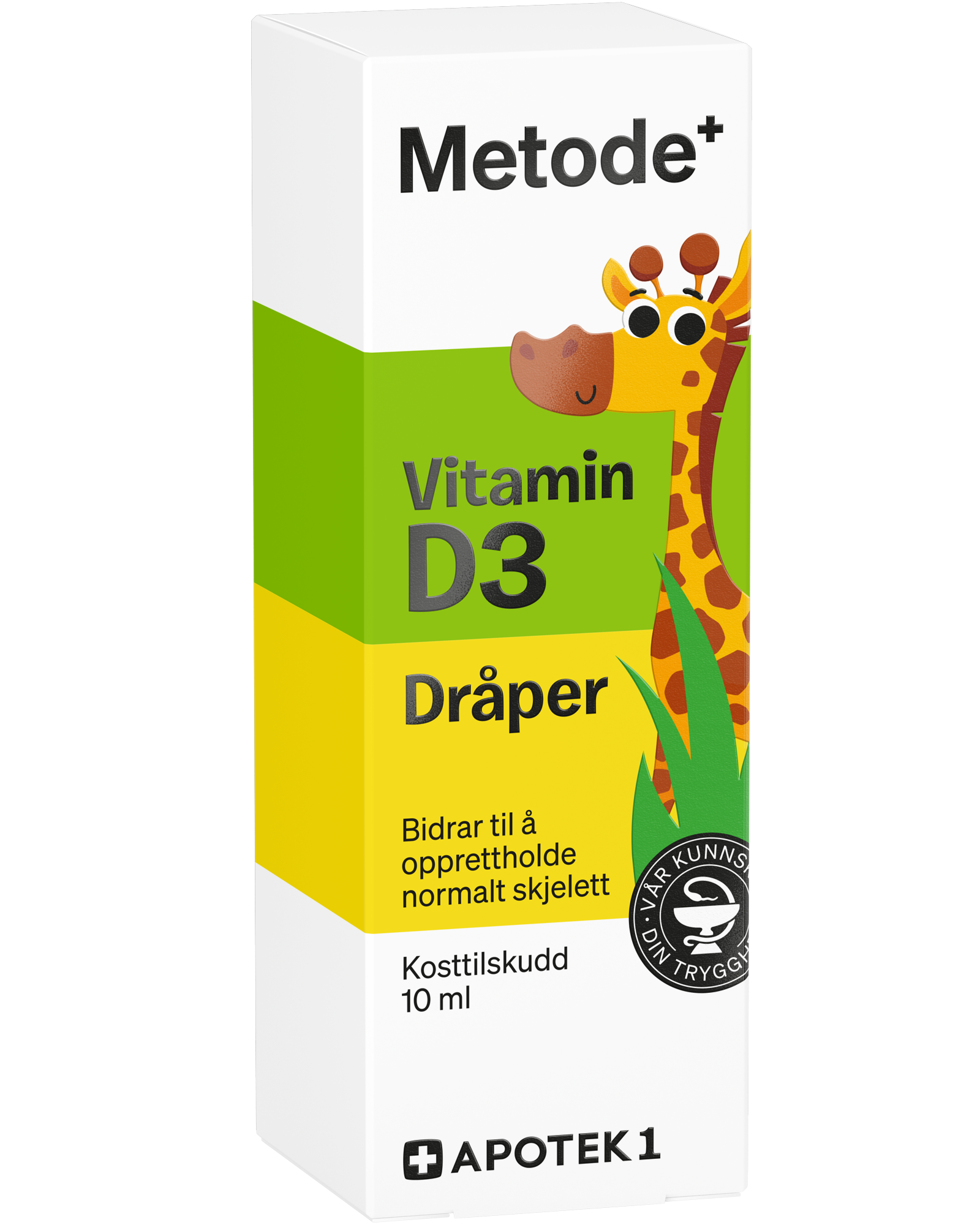 Metode vitamin D3 dråper 10 ml - Apotek 1