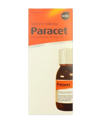 Paracet Mikstur, oppløsning 24 mg/ml 500ml - Apotek 1
