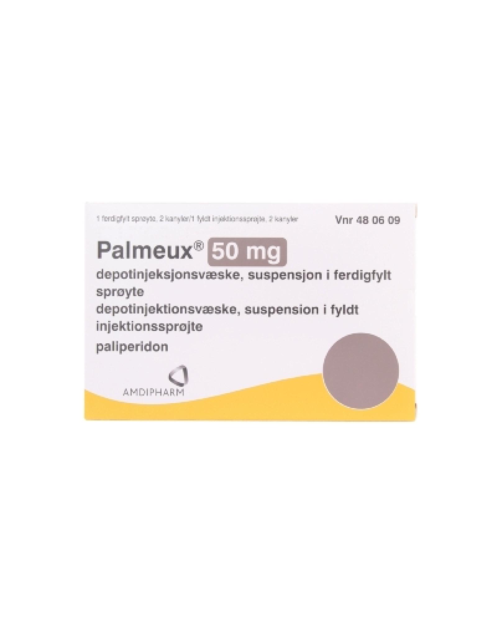 Palmeux depotinj 50mg/spr - Apotek 1