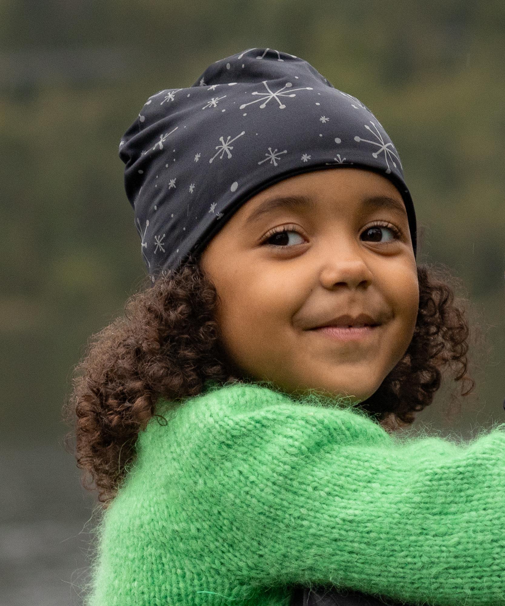 Flexagon lue barn/junior reflekterende sort 1 stk - Apotek 1