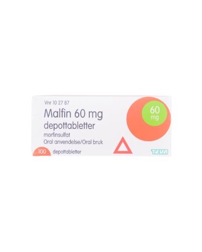 Malfin Depottablett 60 mg 100 stk - Apotek 1