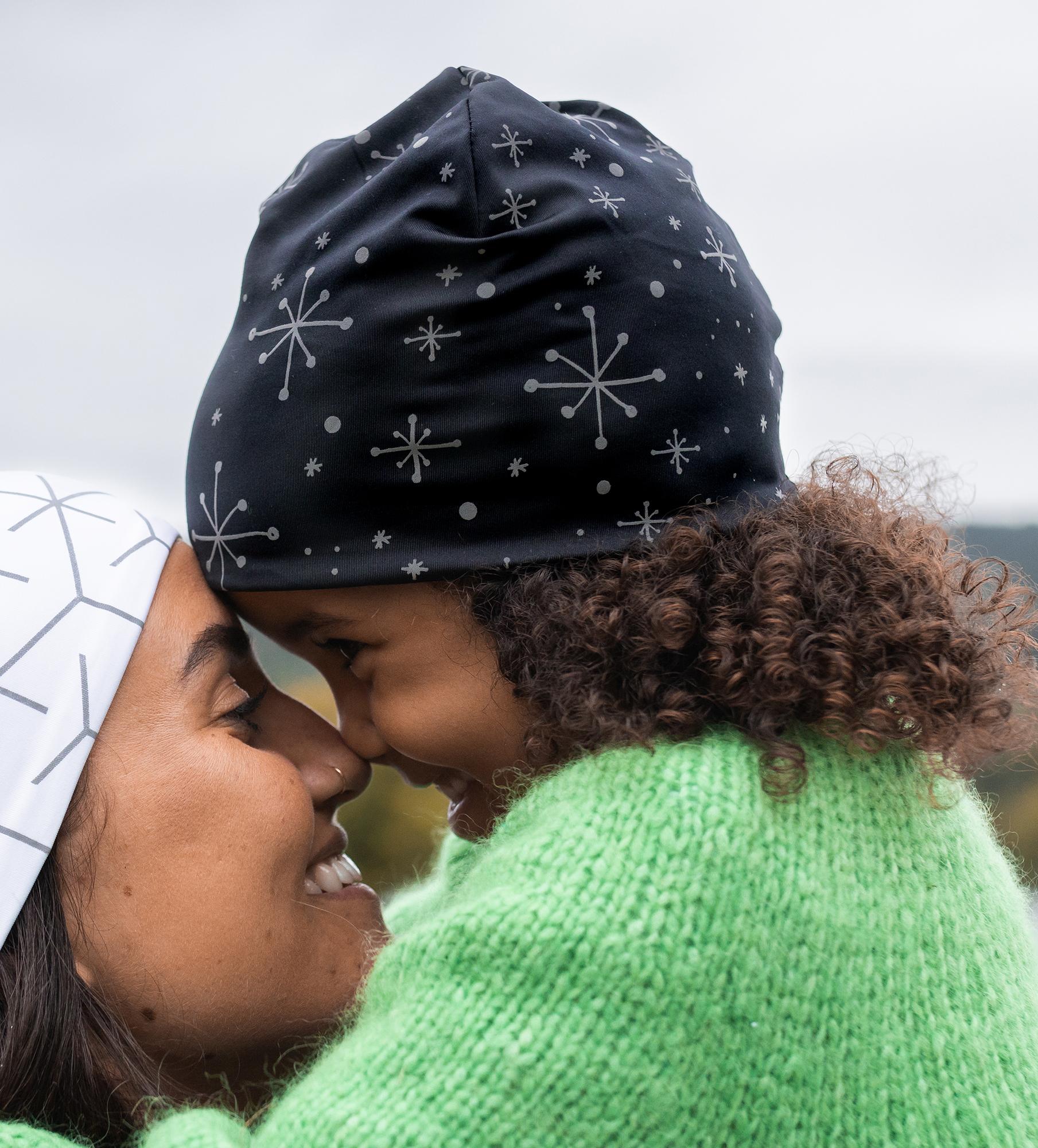 Flexagon lue barn/junior reflekterende sort 1 stk - Apotek 1