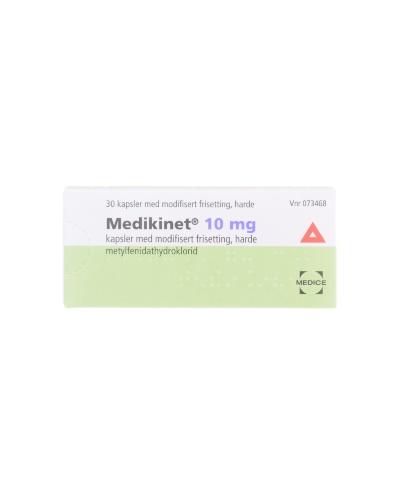 Medikinet Kapsel med modifisert frisetting, hard 10 mg 30 stk - Apotek 1