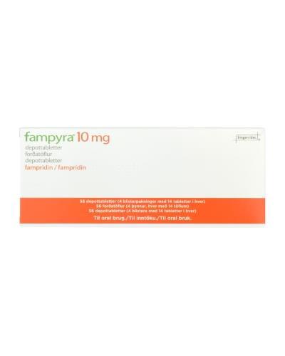 Fampyra Depottablett 10 mg 56 stk - Apotek 1