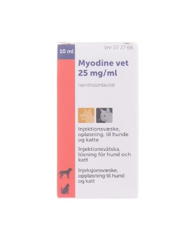 Myodine vet 25 mg/ml injeksjonsvæske, oppløsning til hund og katt ...