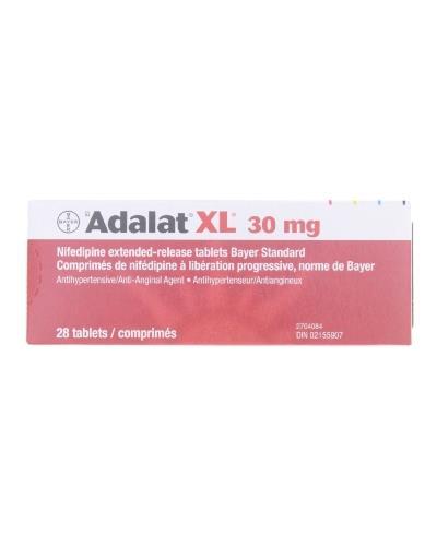 Adalat XL 30 mg depottabletter 28stk - Apotek 1