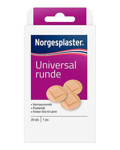 Norgesplaster universal runde plaster 20 stk - Apotek 1
