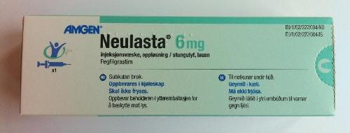 Neulasta Injeksjonsvæske, oppløsning 6 mg 1x0,6 ml - Apotek 1