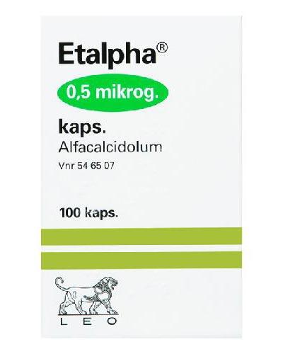 Etalpha Kapsel, myk 0,5 mikrog 100 stk - Apotek 1