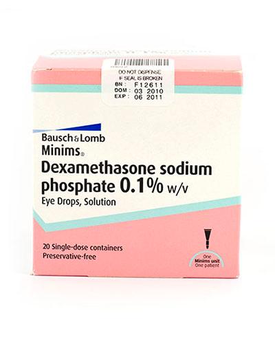 Dexamethason Minims bausch&lomb 0,1% øyedråper 20x0,5ml - Apotek 1