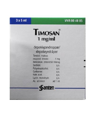 Timosan Depotøyedråper, oppløsning 1 mg/ml 3x5 ml - Apotek 1
