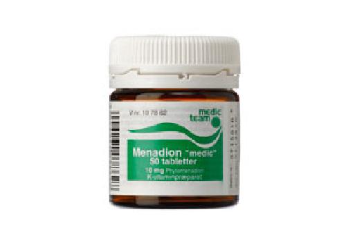 Menadion 10mg tabletter 50stk - Apotek 1