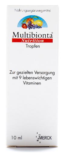 Multibionta Nutrition dråper 10ml - Apotek 1