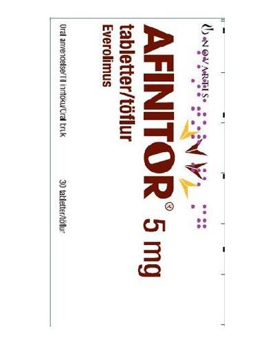 Afinitor Tablett 5 mg 30 stk - Apotek 1