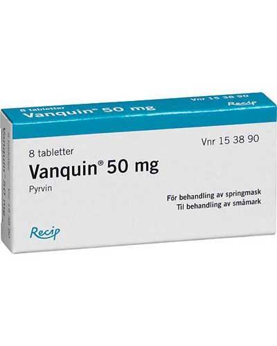 Vanquin 50mg tabletter 8stk - Apotek 1