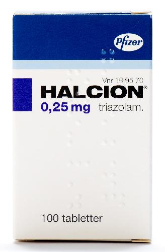 Halcion 0,25mg tabletter 100 stk - Apotek 1