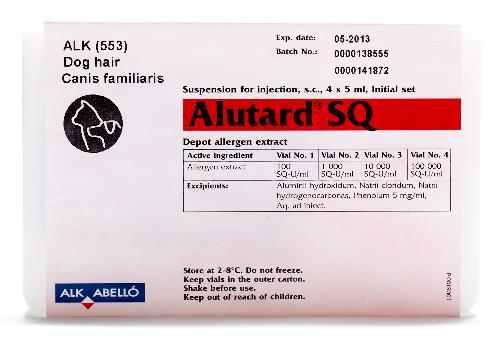 Alutard SQ Hundehår injeksjon start 4x5 ml - Apotek 1