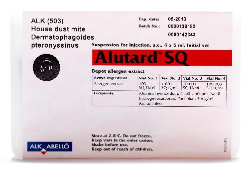 Alutard SQ Dermatophagoides pteronyssinus 503 start 4x5 ml - Apotek 1