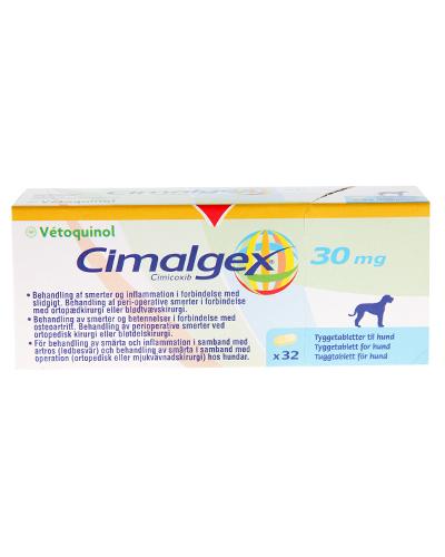 Cimalgex vet tyggetab 30mg - Apotek 1