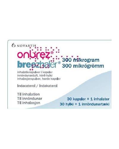 Onbrez Breezhaler Inhalasjonspulver, hard kapsel 300 mikrog 1x30 doser ...