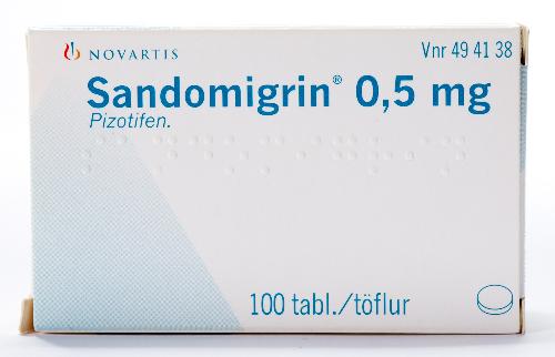 Sandomigrin 0,5mg tabletter 100 STK - Apotek 1