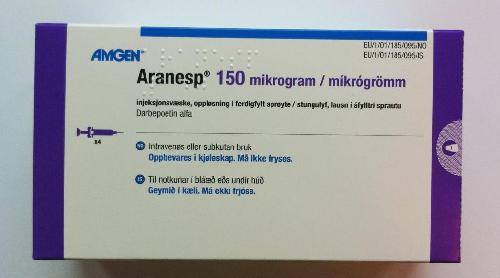 Aranesp Injeksjonsvæske, oppløsning 150 mikrog 4x0,3 ml - Apotek 1