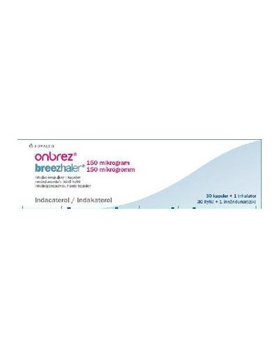 Onbrez Breezhaler Inhalasjonspulver, hard kapsel 150 mikrog 1x30 doser ...