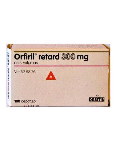 Orfiril retard 300 mg depottabletter 100 stk - Apotek 1