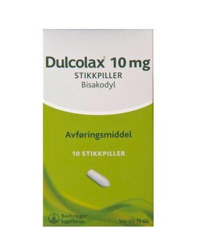 Dulcolax 10mg stikkpiller 10stk - Apotek 1