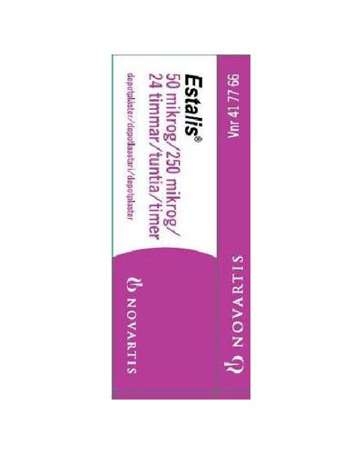 Estalis Depotplaster 50 mikrog/250 mikrog/24 timer 24 stk - Apotek 1