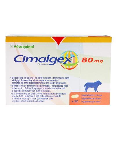 Cimalgex vet tyggetab 80mg - Apotek 1